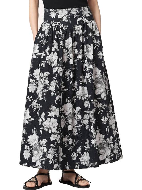 ALLSAINTS AllSaints Levy Floral A-Line Maxi Skirt